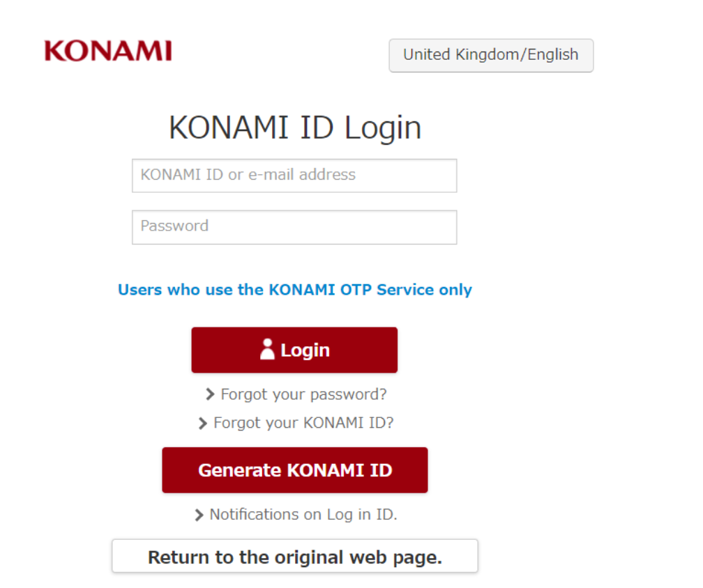 Yu-Gi-Oh! TCG - CARD GAME ID and KONAMI ID – KONAMI Games